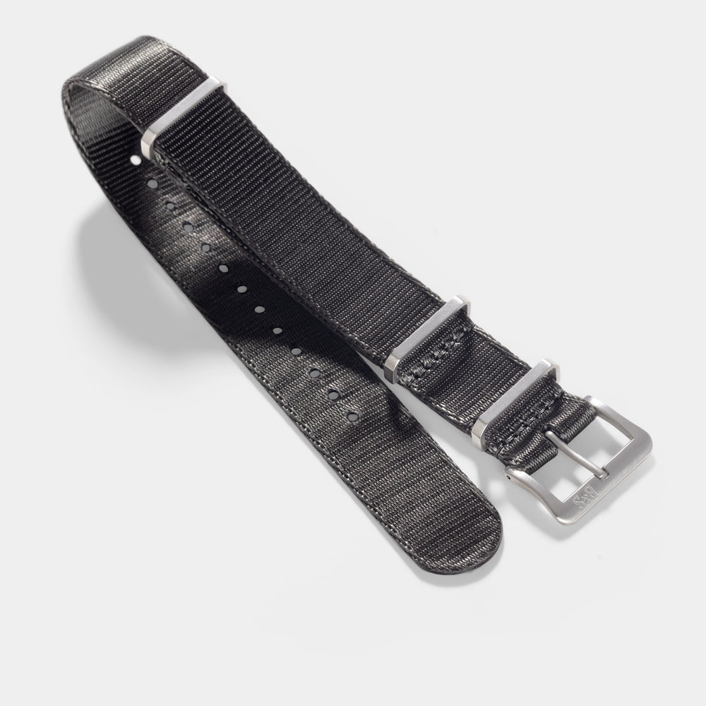 Strap for Omega Speedmaster Professional - Nylon Single Pass Graphite