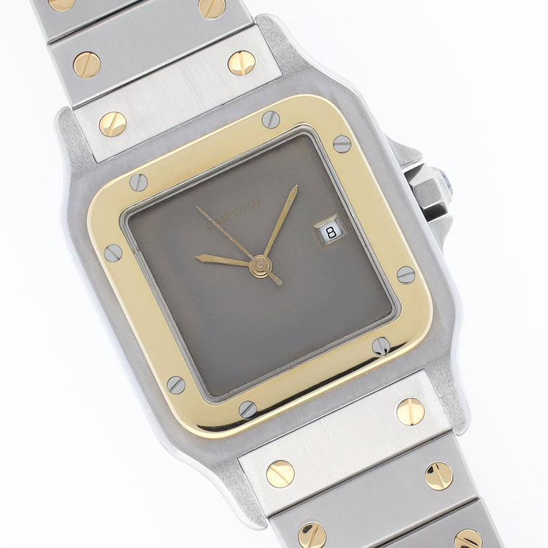 Cartier Santos 2961 Steel and Gold with Slate Grey Dial – Bulang and ...