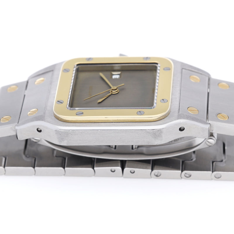 Cartier Santos 2961 Steel and Gold with Slate Grey Dial – Bulang and ...